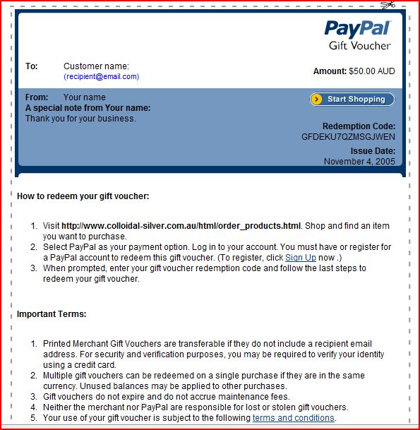 GiftCertificate